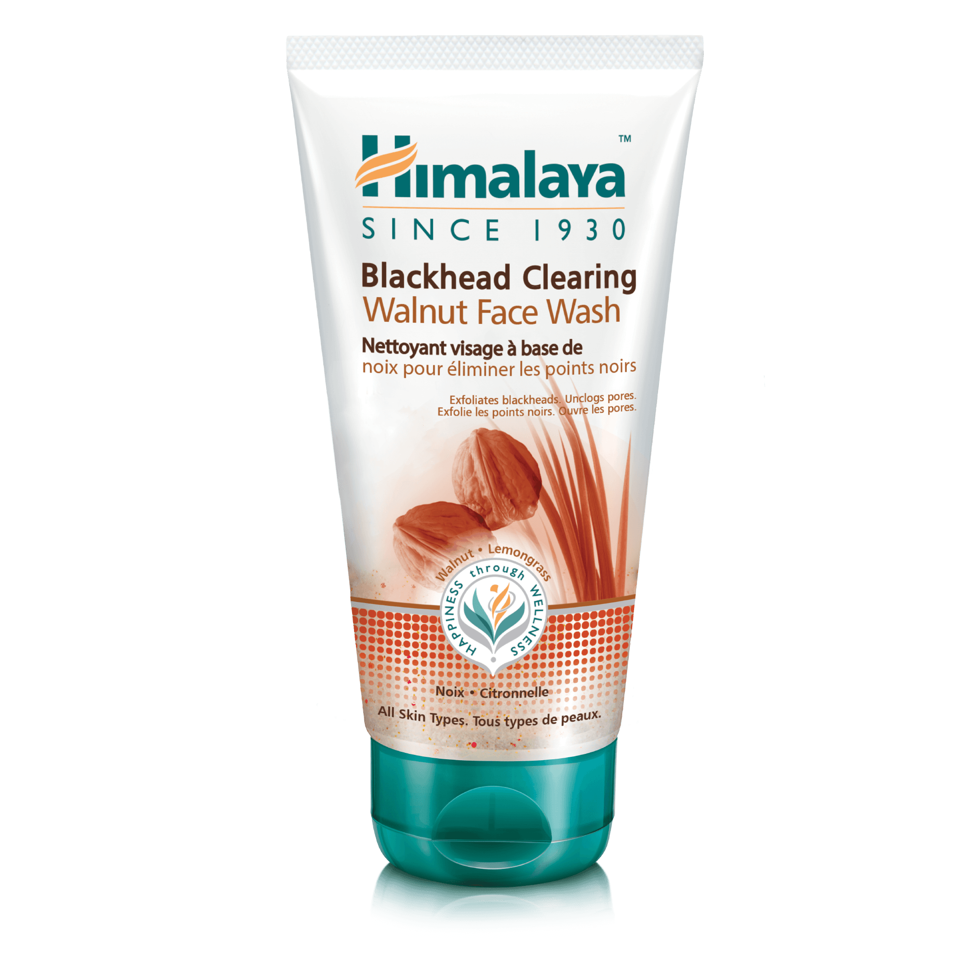 Buy Himalaya Blackhead Clearing Walnut Face Wash - 150ml – Himalaya ...