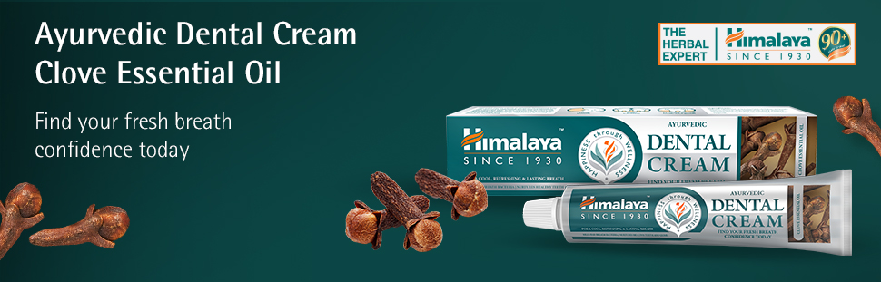 Buy Himalaya Ayurvedic Dental Cream Herbal Toothpaste (Clove) - 100g ...