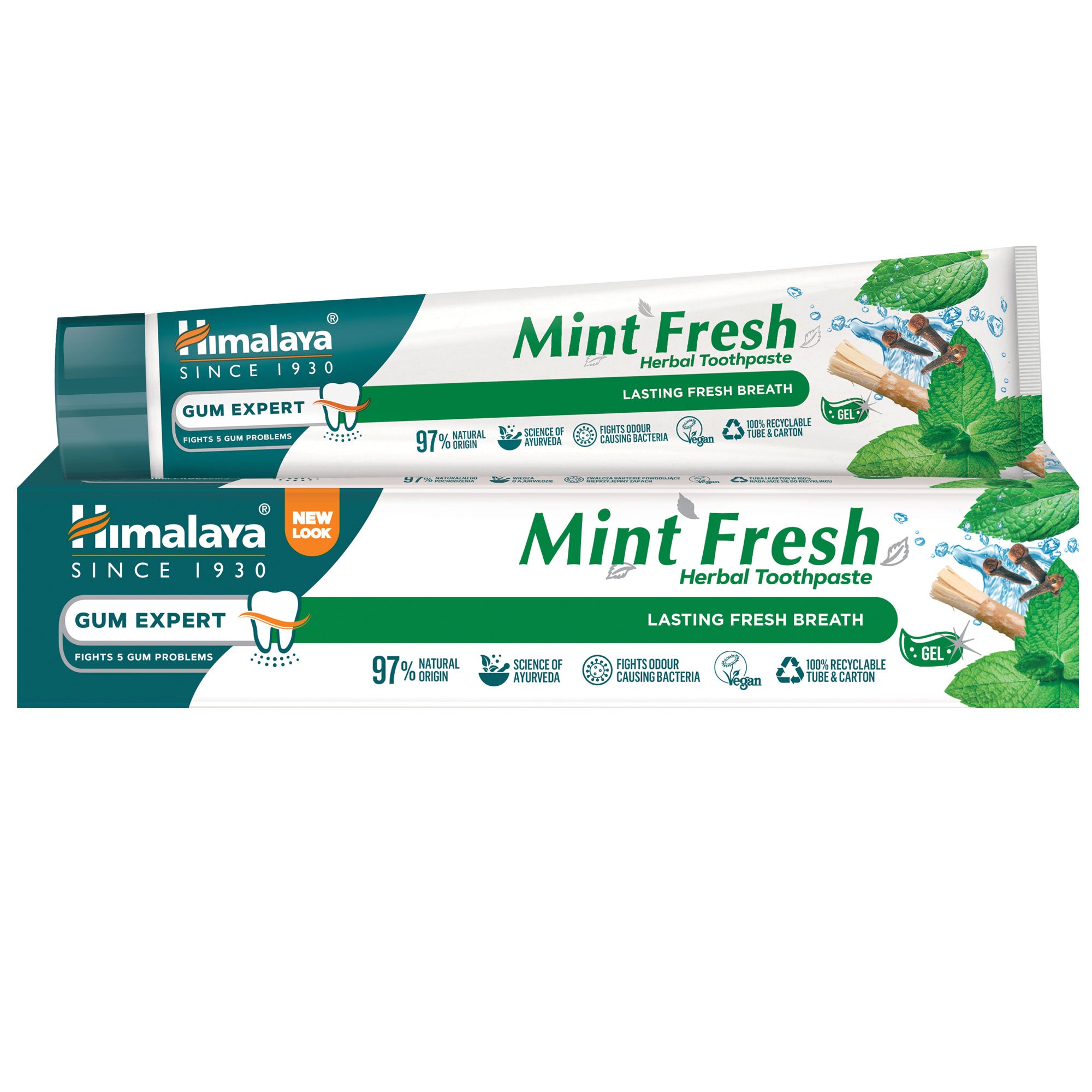 Himalaya Gum Expert Herbal Toothpaste - Mint Fresh - 75ml – Himalaya ...