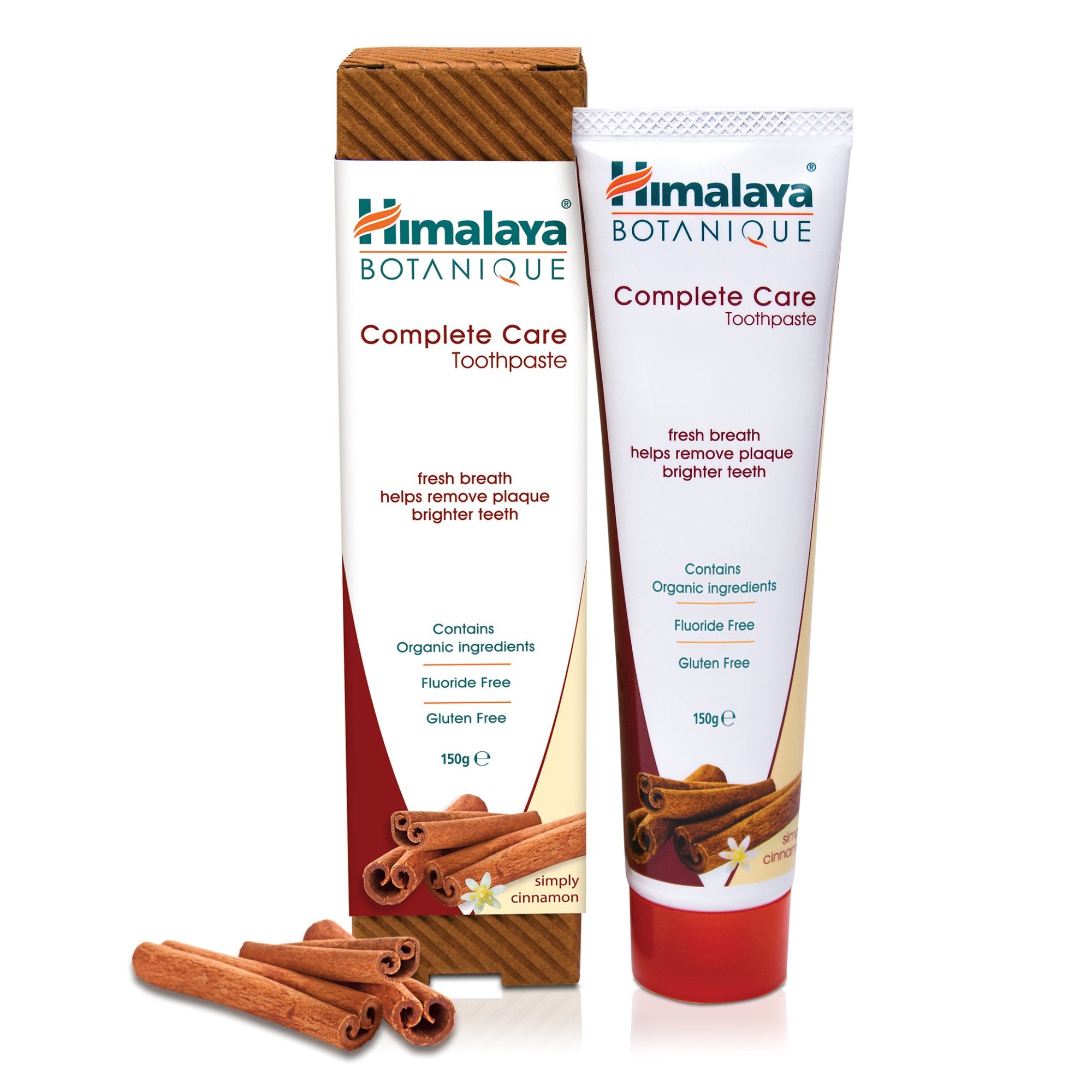 Buy Himalaya BOTANIQUE Complete Care Toothpaste - Simply Cinnamon 150g ...