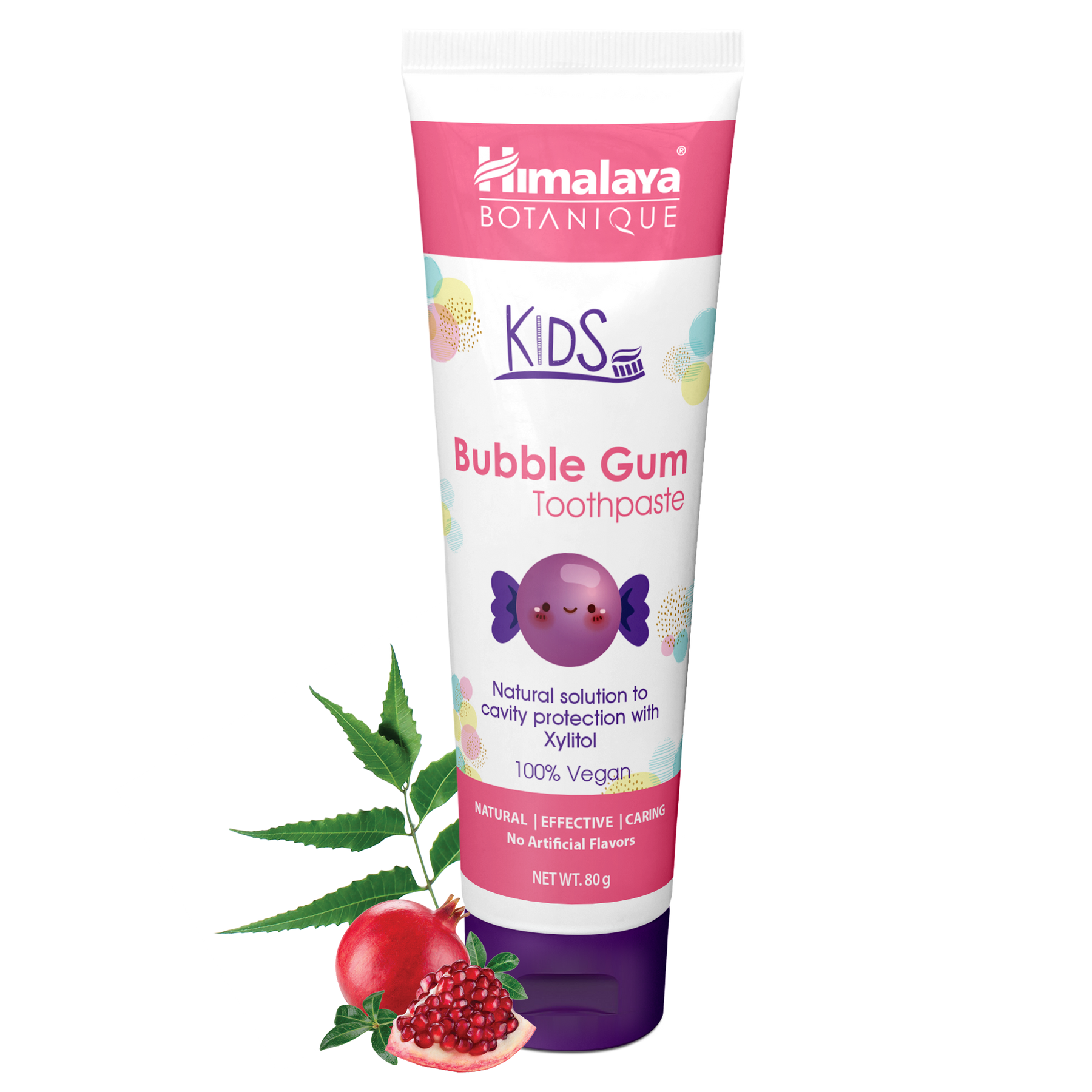 Buy Himalaya Kids Bubble Gum Toothpaste 80g - Reviews, Ingredients ...